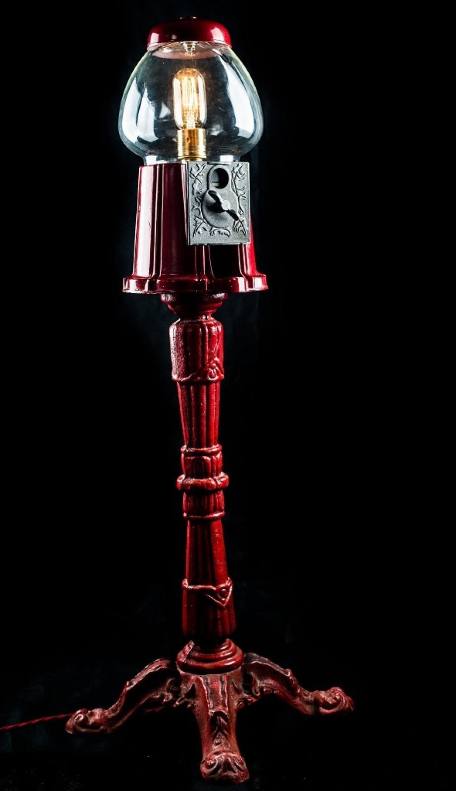 1950's Vintage Red American Gumball Machine | Fraser Besant Lighting