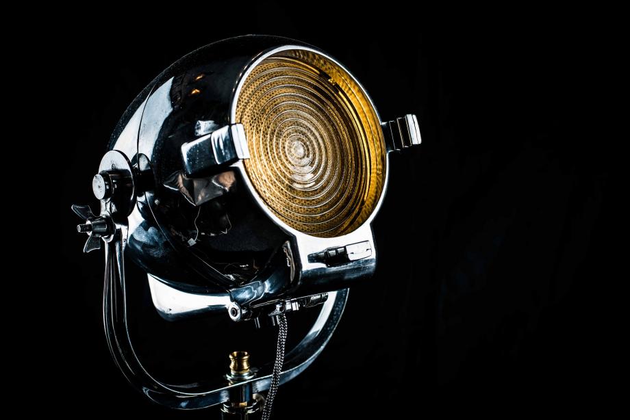 1950s Patt 123 vintage stage light full restored