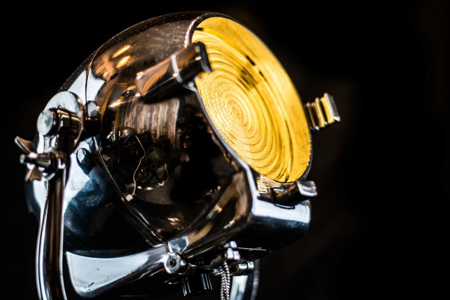 1950s Patt 123 vintage stage light full restored